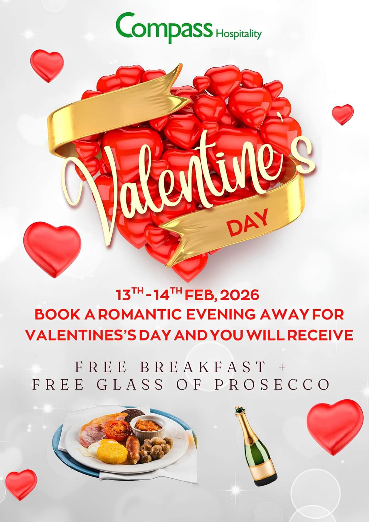 Valentine's Day Romantic Escape - Strathburn Hotel By Compass Hospitality